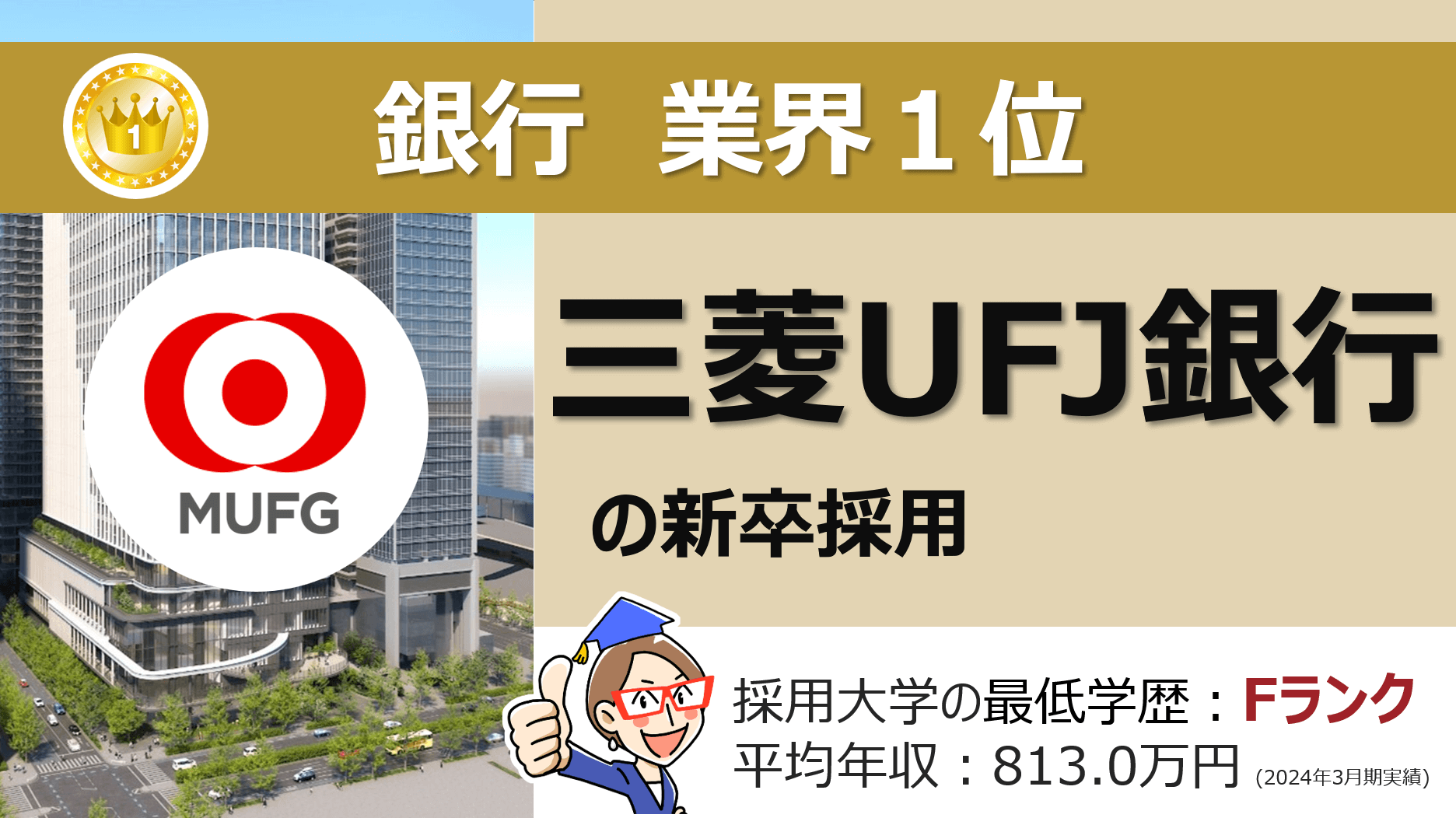 【最新版】三菱UFJ銀行の採用大学は？学歴フィルターと選考突破の戦略を完全解説 - Gakureki lab